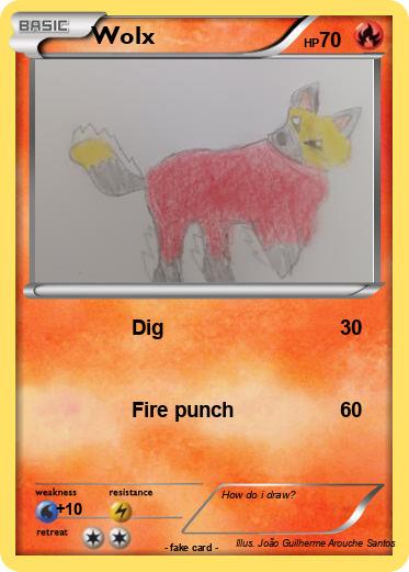 Pokémon Wolx - Dig - My Pokemon Card