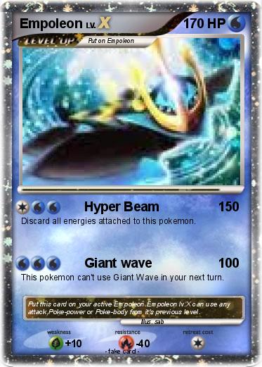 Pokémon Empoleon 565 565 - Hyper Beam - My Pokemon Card