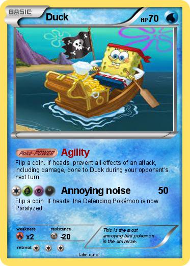 Pokémon Duck 257 257 - Agility - My Pokemon Card
