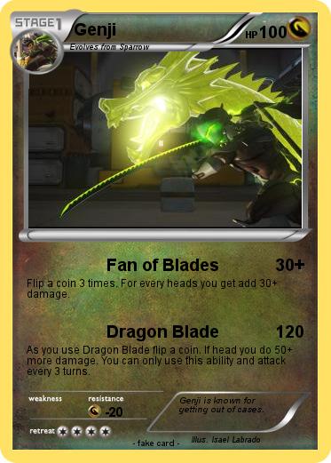 Pokémon Genji 207 207 - Fan of Blades - My Pokemon Card