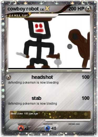 Pokémon cowboy robot - headshot - My Pokemon Card