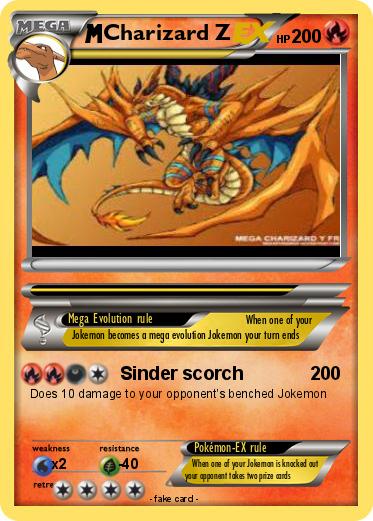 Pokémon Charizard Z 45 45 - Sinder scorch - My Pokemon Card