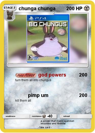 Pokémon chunga chunga - god powers - My Pokemon Card