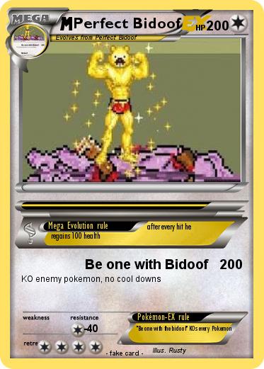 Pokémon Perfect Bidoof 1 1 - Be one with Bidoof - My Pokemon Card