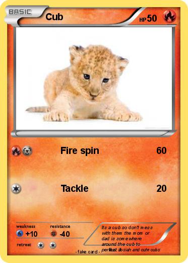 Pokémon Cub 83 83 - Fire spin - My Pokemon Card