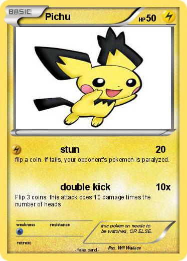 Pokémon Pichu 2426 2426 - stun - My Pokemon Card