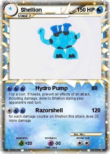 Pokémon Shellion 1 1 - Hydro Pump - My Pokemon Card