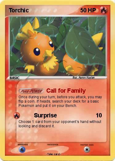 Pokémon Torchic 162 162 - Call for Family - My Pokemon Card