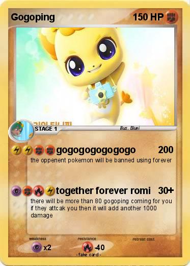 Pokémon Gogoping - gogogogogogogo - My Pokemon Card