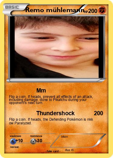Pokémon Remo muhlemann - Mm - My Pokemon Card