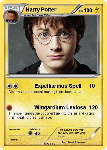 Pokémon Harry Potter 1861 1861 - Expelliarmus Spell - My Pokemon Card