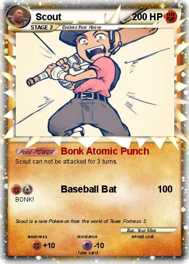 Pokémon Scout 343 343 - Bonk Atomic Punch - My Pokemon Card