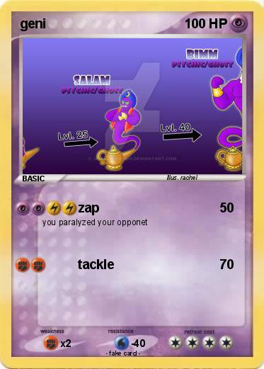 Pokémon geni - zap - My Pokemon Card