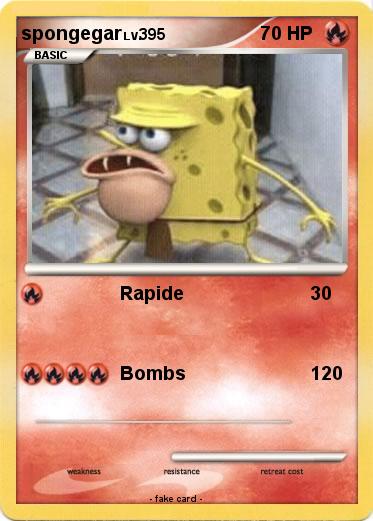 Pokémon spongegar 54 54 - Rapide - My Pokemon Card
