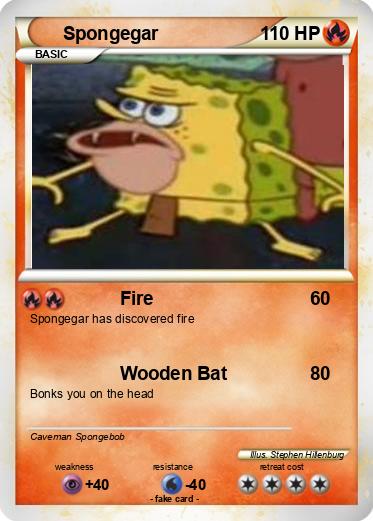 Pokémon Spongegar 67 67 - Fire - My Pokemon Card
