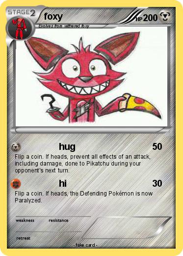 Pokémon foxy 969 969 - hug - My Pokemon Card