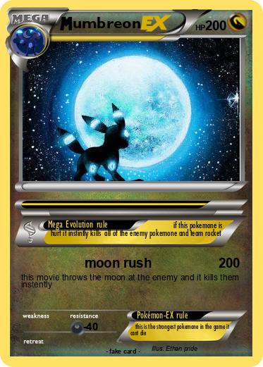 Pokémon umbreon 2066 2066 - moon rush - My Pokemon Card