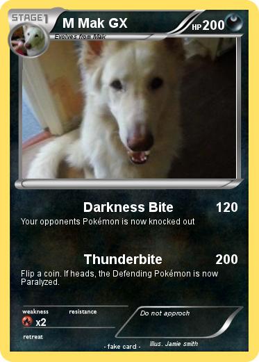 Pokémon M Mak GX - Darkness Bite - My Pokemon Card