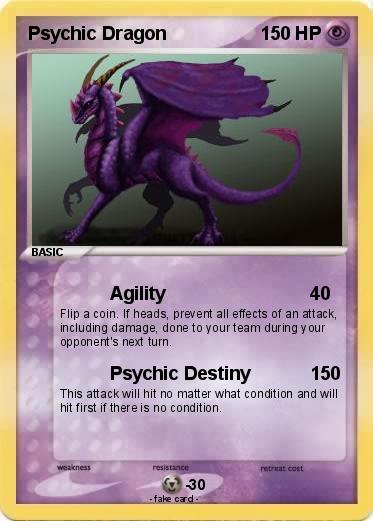 Pokémon Psychic Dragon 12 12 - Agility - My Pokemon Card