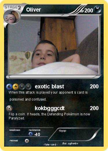 Pokémon Oliver 235 235 - exotic blast - My Pokemon Card