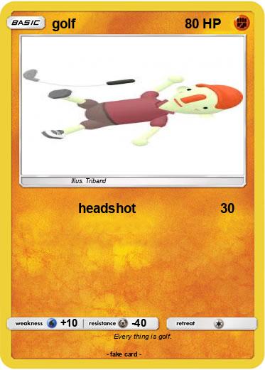 Pokémon golf 97 97 - headshot - My Pokemon Card