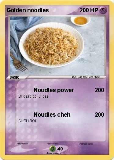 Pokémon Golden noudles 1 1 - Noudles power - My Pokemon Card