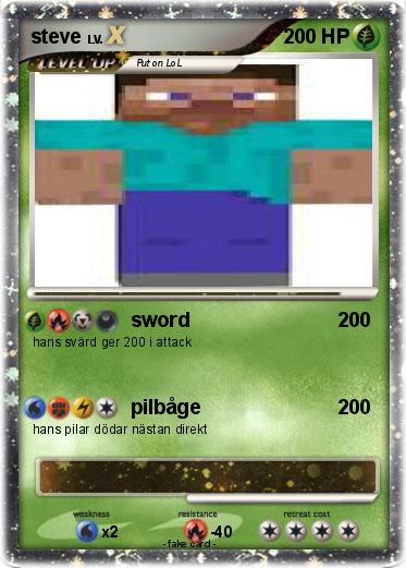 Pokémon steve 2103 2103 - sword - My Pokemon Card
