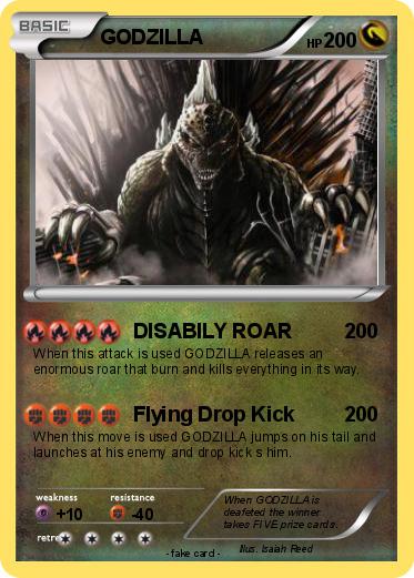 Pokémon GODZILLA 2314 2314 - DISABILY ROAR - My Pokemon Card