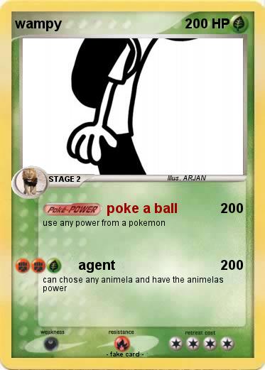 Pokémon wampy - poke a ball - My Pokemon Card