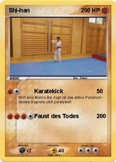 Pokémon Shi han - Karatekick - My Pokemon Card