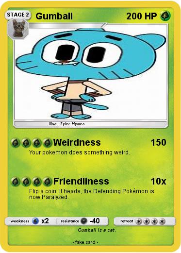Pokémon Gumball 902 902 - Weirdness - My Pokemon Card