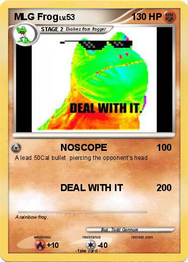 Pokémon MLG Frog 15 15 - NOSCOPE - My Pokemon Card