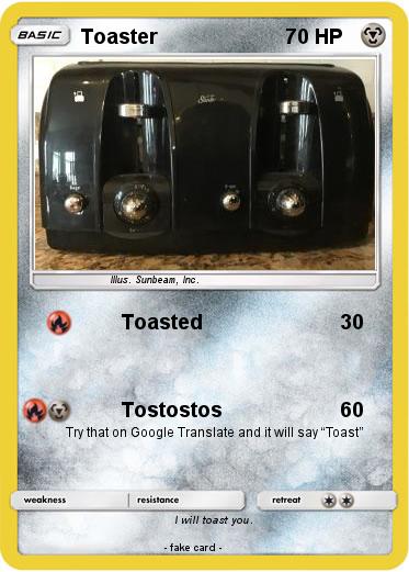 Pokémon Toaster 93 93 - Toasted - My Pokemon Card