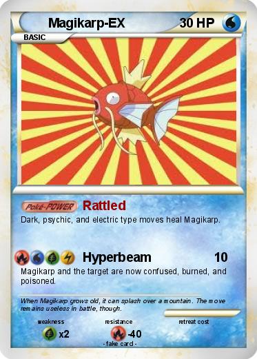 Pokémon Magikarp EX 15 15 - Rattled - My Pokemon Card