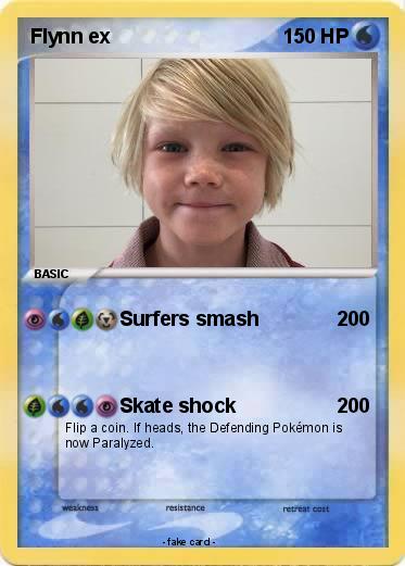 Pokémon Flynn ex - Surfers smash - My Pokemon Card