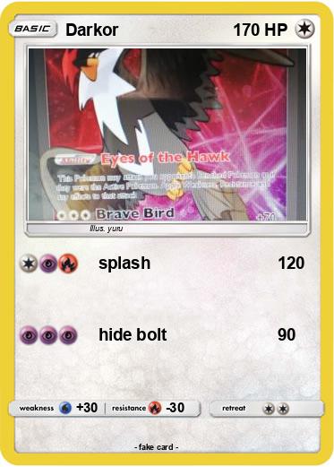 Pokémon Darkor 10 10 - splash - My Pokemon Card