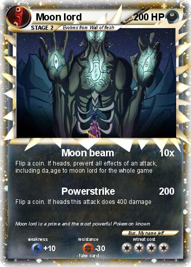 Pokémon Moon lord 34 34 - Moon beam - My Pokemon Card