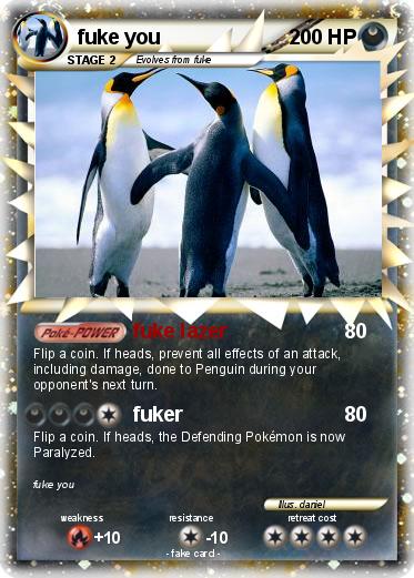 Pokémon fuke you 1 1 - fuke lazer - My Pokemon Card