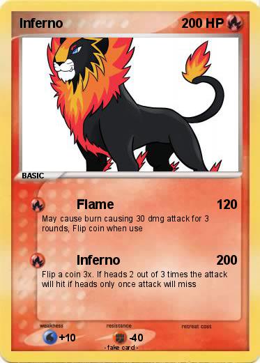 Pokémon Inferno 315 315 - Flame - My Pokemon Card