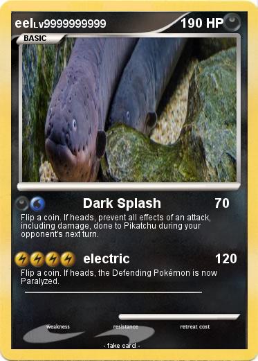 Pokémon eel 22 22 - Dark Splash - My Pokemon Card