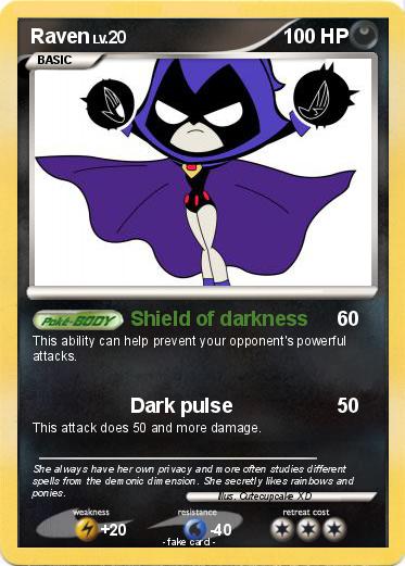 Pokémon Raven 423 423 - Shield of darkness - My Pokemon Card