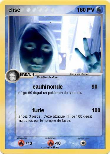 Pokémon elise 86 86 - eauhinonde - Ma carte Pokémon