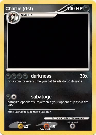 Pokémon Charlie dst - darkness - My Pokemon Card