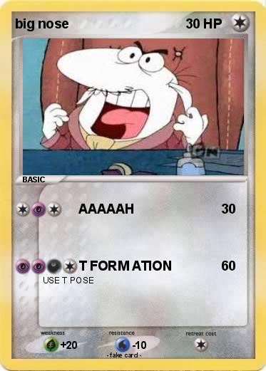 Pokémon big nose 49 49 - AAAAAH - My Pokemon Card