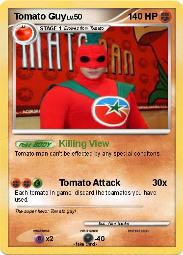 Pokémon Tomato Guy 1 1 - Killing View - My Pokemon Card
