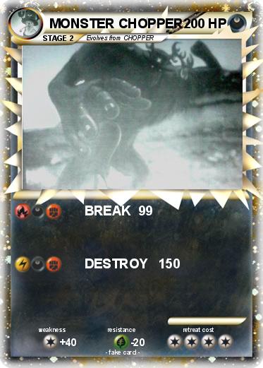 Pokémon MONSTER CHOPPER 10 10 - BREAK 99 - My Pokemon Card
