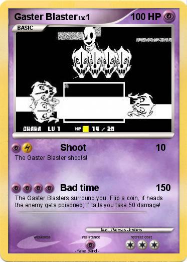 Pokémon Gaster Blaster 6 6 - Shoot - My Pokemon Card