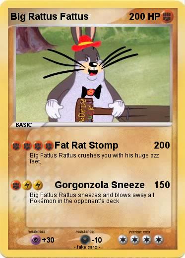Pokémon Big Rattus Fattus - Fat Rat Stomp - My Pokemon Card
