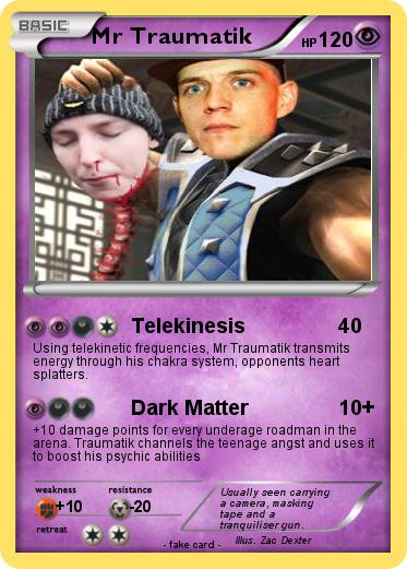 Pokémon Mr Traumatik - Telekinesis - My Pokemon Card