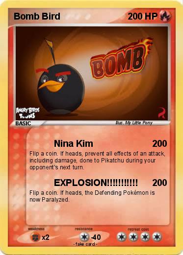 Pokémon Bomb Bird 85 85 - Nina Kim - My Pokemon Card